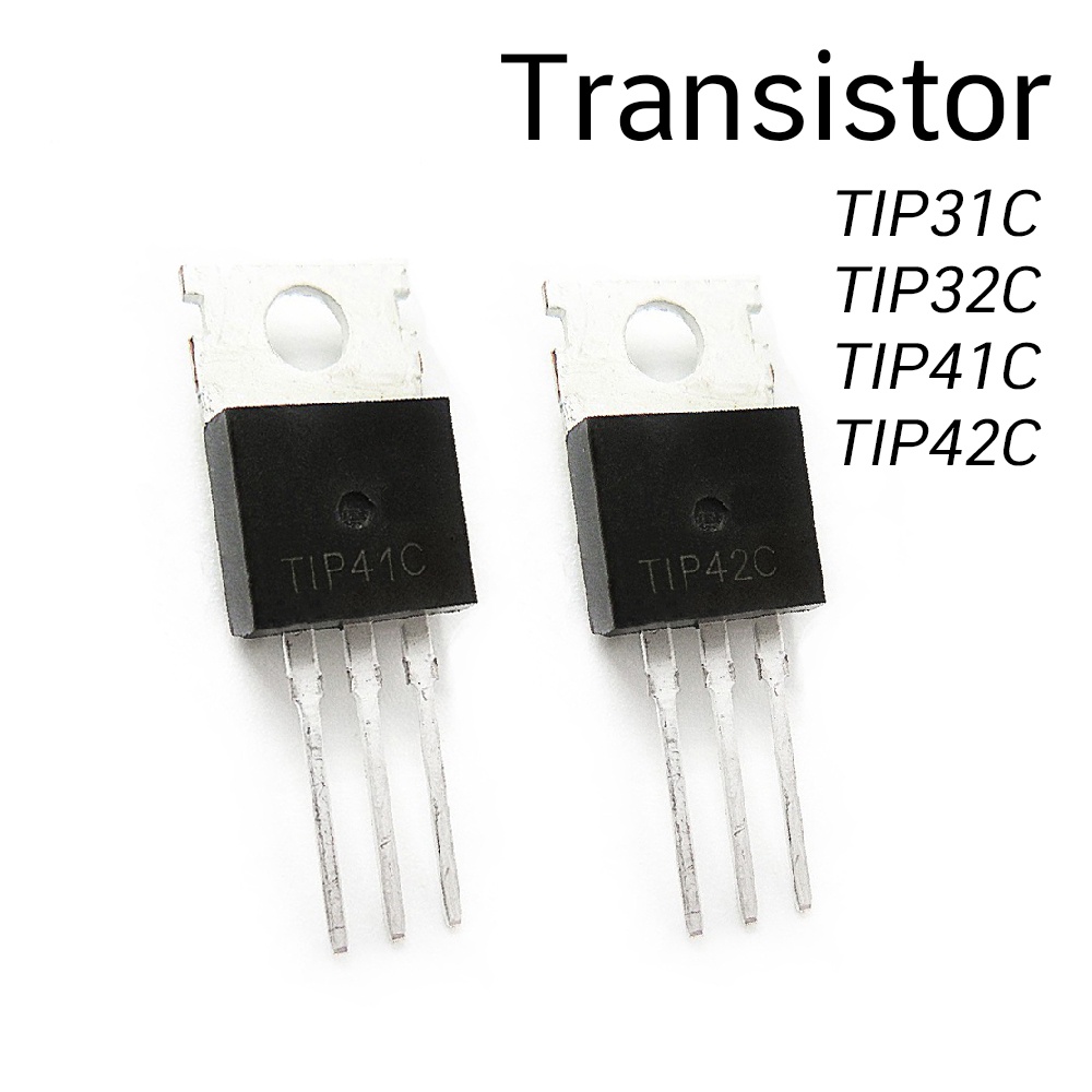 ทรานซิสเตอร์ Tip29c Tip30c Tip31c Tip32c Tip41c Tip42c Tr Transistor Npn Pnp To 220 Shopee