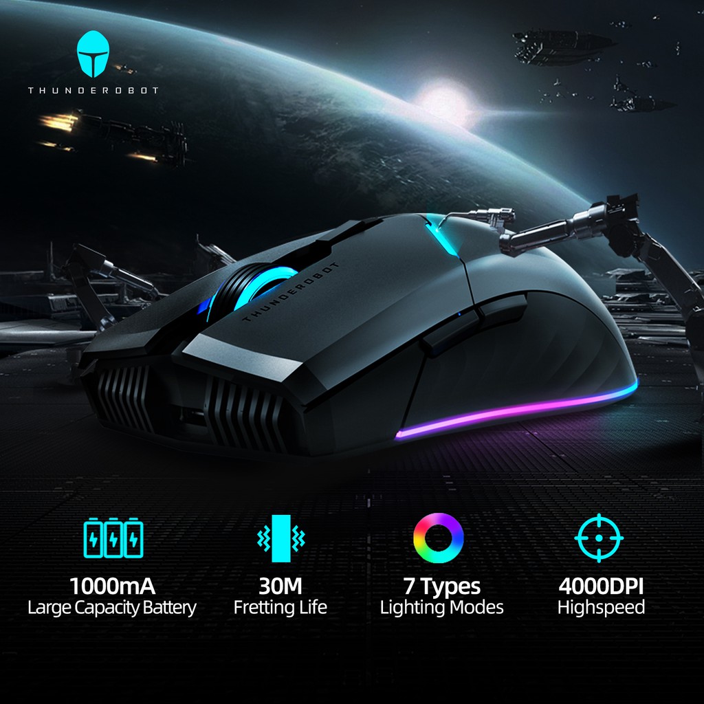 ThundeRobot ML703/ML701/MG701 Wired/ Wireless Gaming Mouse 2.4G ...