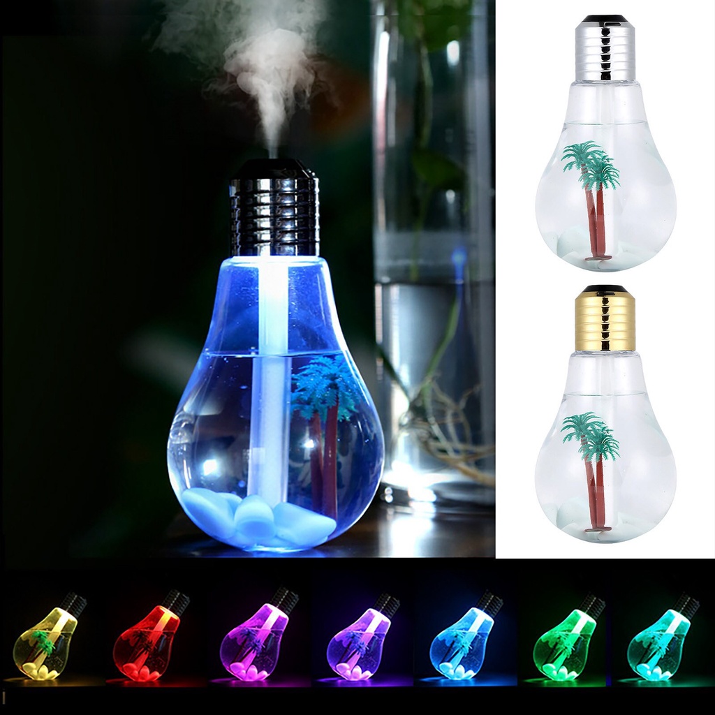Colorful Bulb Humidifier Car Atomizing Water Supply Mini Usb Humidifier ...