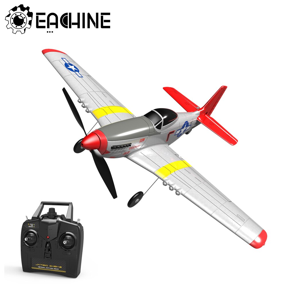 Eachine Mini P-51D EPP 400Mm Wingspan 2.4G 6-Axis RCเครื่องบินTrainer ...