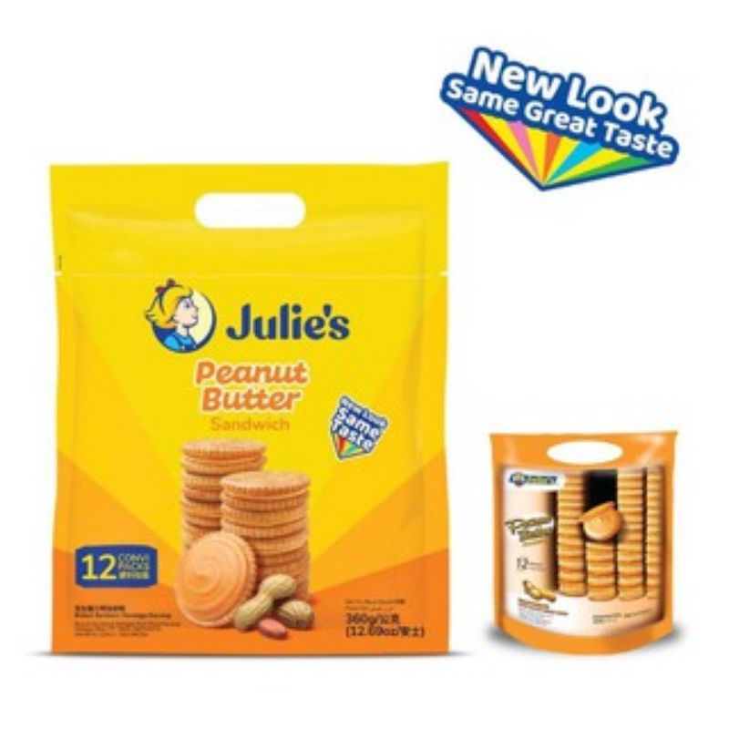 Julies Peanut Butter Sandwich Julies 360g x 12pack (1ลัง) (Products Malaysia) - namchok_wang8888 ...
