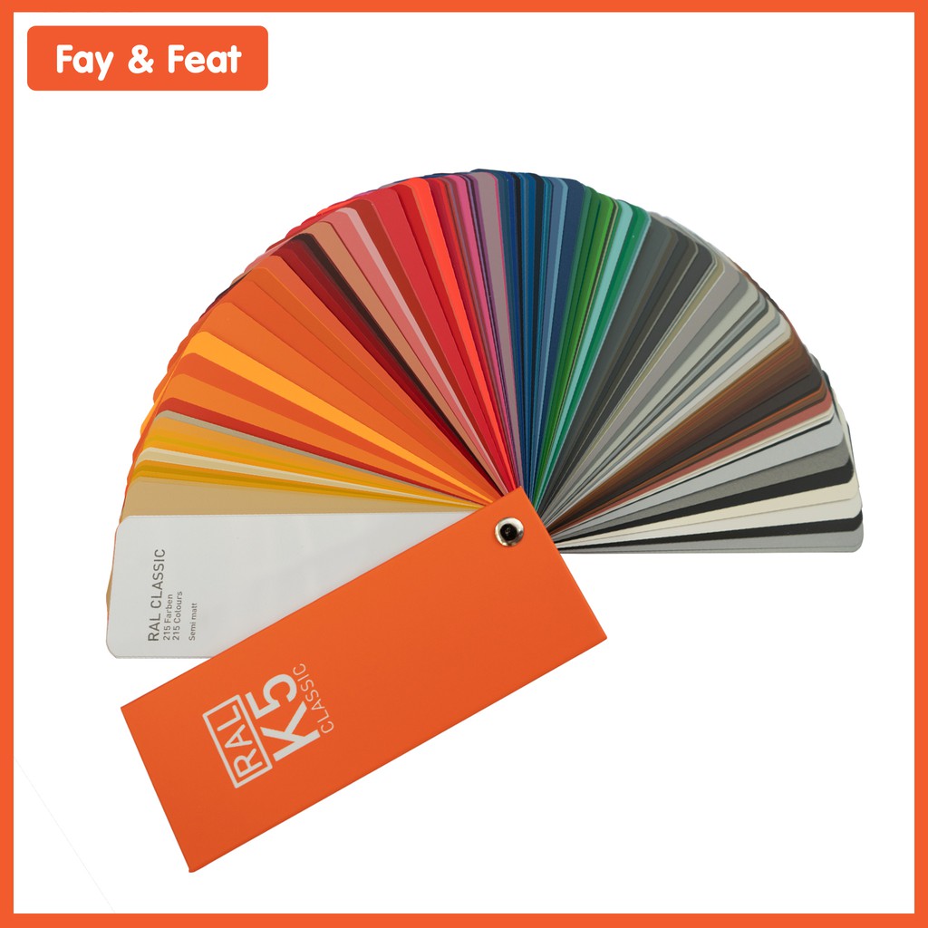 RAL K5 Classic Pocket Color Matching Fan (Semi Matte) กึ่งด้าน 2019 ...