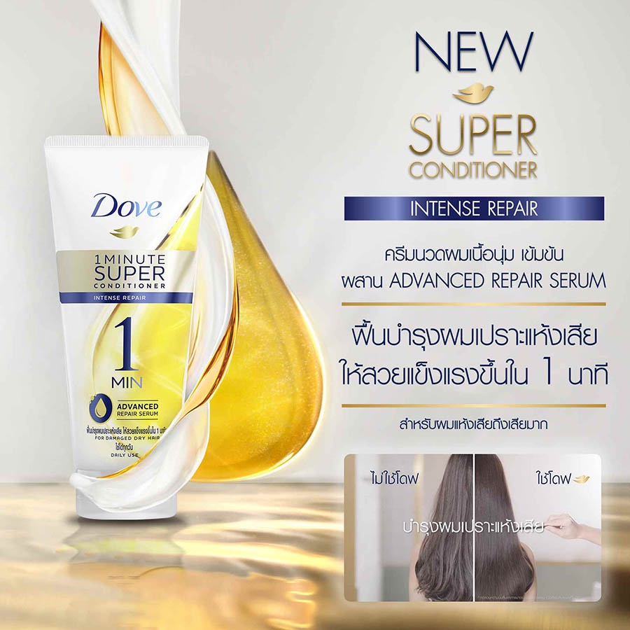 Dove Intensive Repair 1 Minute Super Conditioner 300 ml. - annearisa ...
