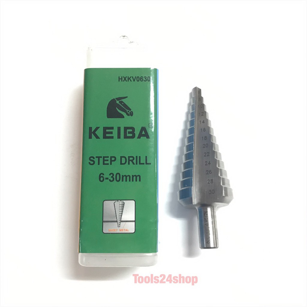 ดอกสว่าน HSS M2 Step Drill 13Step 6-30mm KEIBA | Shopee Thailand