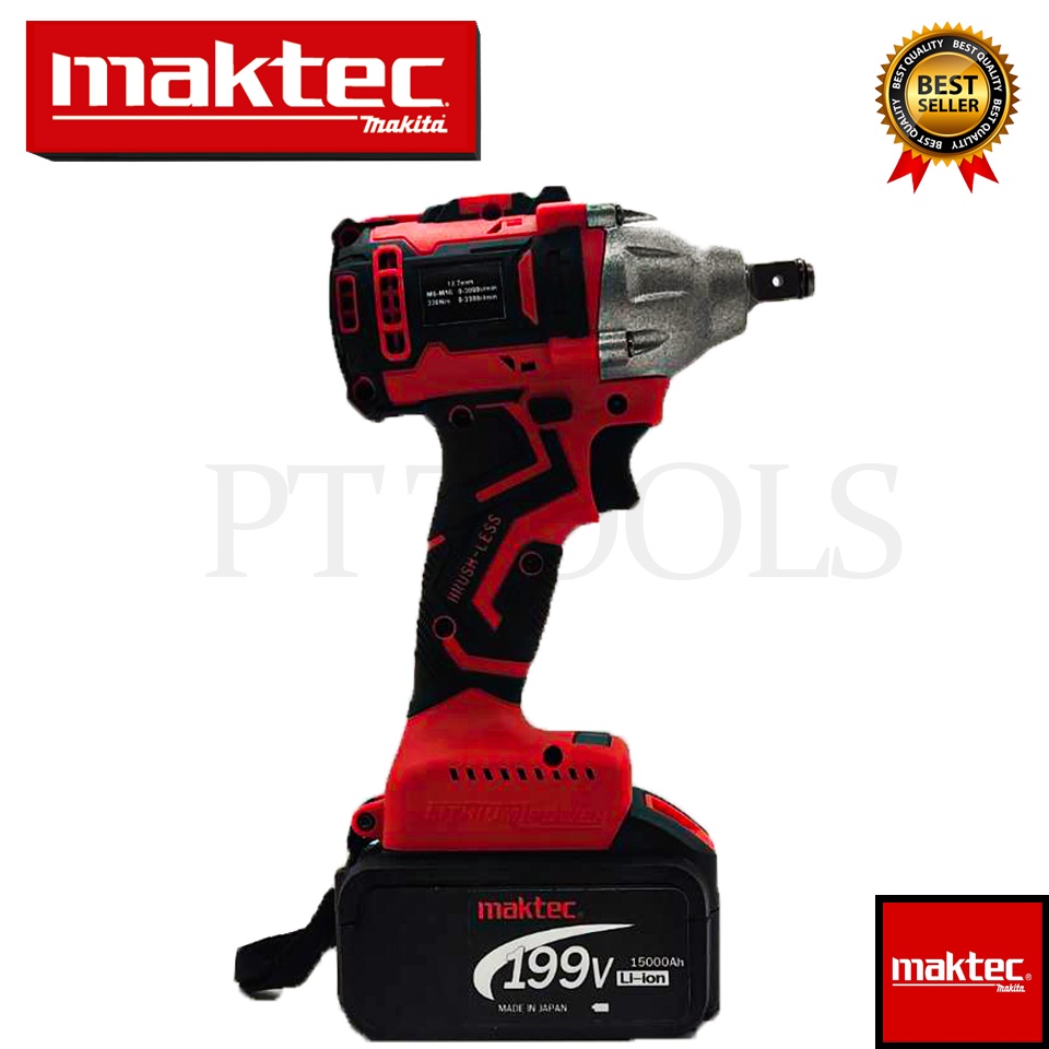 MAKTEC บล็อกไร้สาย 199V (แปลงเป็นสว่านได้) 2IN1 (AAA) - pt_tools - ThaiPick