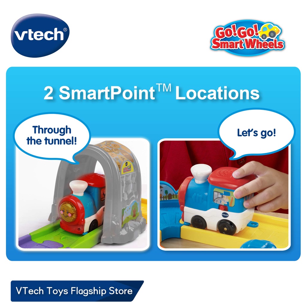 VTech Train Playset GoGoSmartWheels Choo Playset Motorized Train ...
