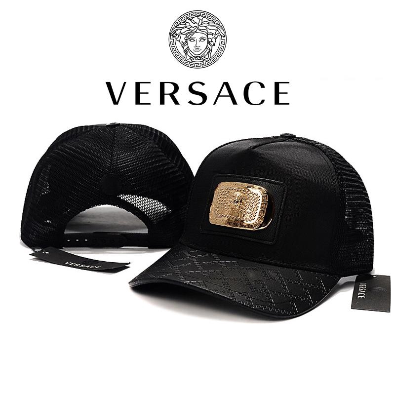 Versace ต้นฉบับปรับหมวกหรูหราครีมกันแดดหมวกผู้หญิงU Nisexหมวกเบสบอล ...
