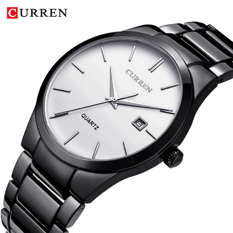 Curren 8106 นาฬิกาข้อมืออะนาล็อก สายสแตนเลสโครโนกราฟ สําหรับผู้ชาย ...