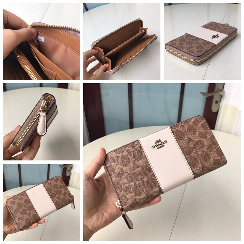 Coach????F31546กระเป๋าสตางค์หนังผู้หญิง / กระเป๋าสตางค์ใบยาว / กระเป๋า ...