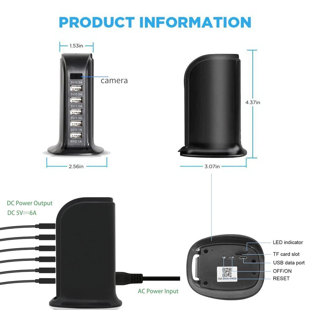 Mini Camera WIFI HD 1080 I Camera Wireless Security Camera USB Wall ...