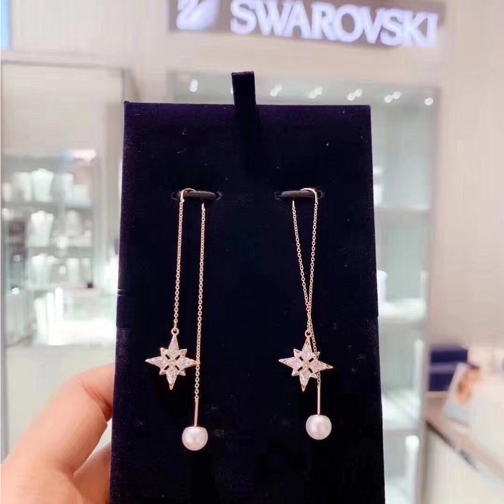 Swarovski ต่างหู สวารอฟสกี้ดาวแสนโรแมนติก SWA SYMBOL ต่างหูแฟชั่น ...