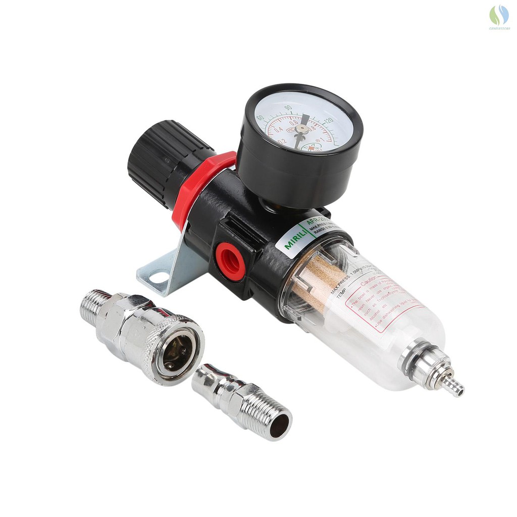Air Pressure Regulator Airbrush Compressor Pressure Regulator Gauge Oil ...