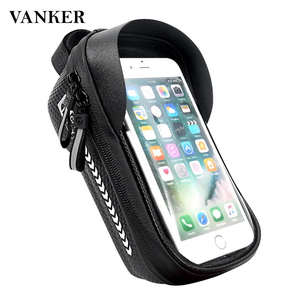 Vanker - กระเป๋าติดแฮนด์จักรยานกันน้ําสีดํา - vanker.th - ThaiPick