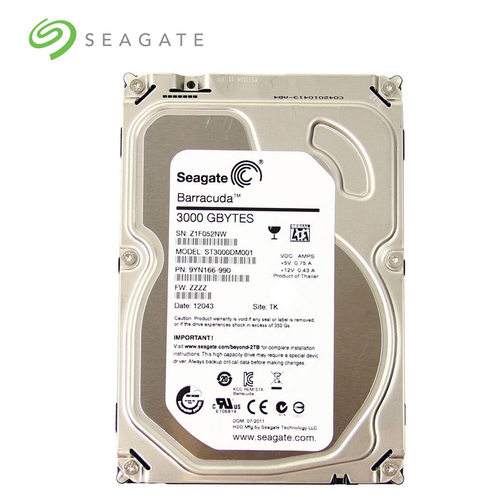 Seagate 4T 3T 2T 1T BDesktop PC 3.5" Internal Mechanical Hard disk SATA ...
