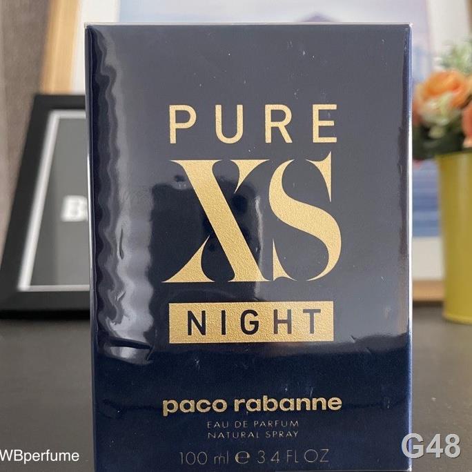 ของแท้ Paco Rabanne Pure XS Night for Men EDP 100ml (โปรดทักแชทเพื่อสอบ ...