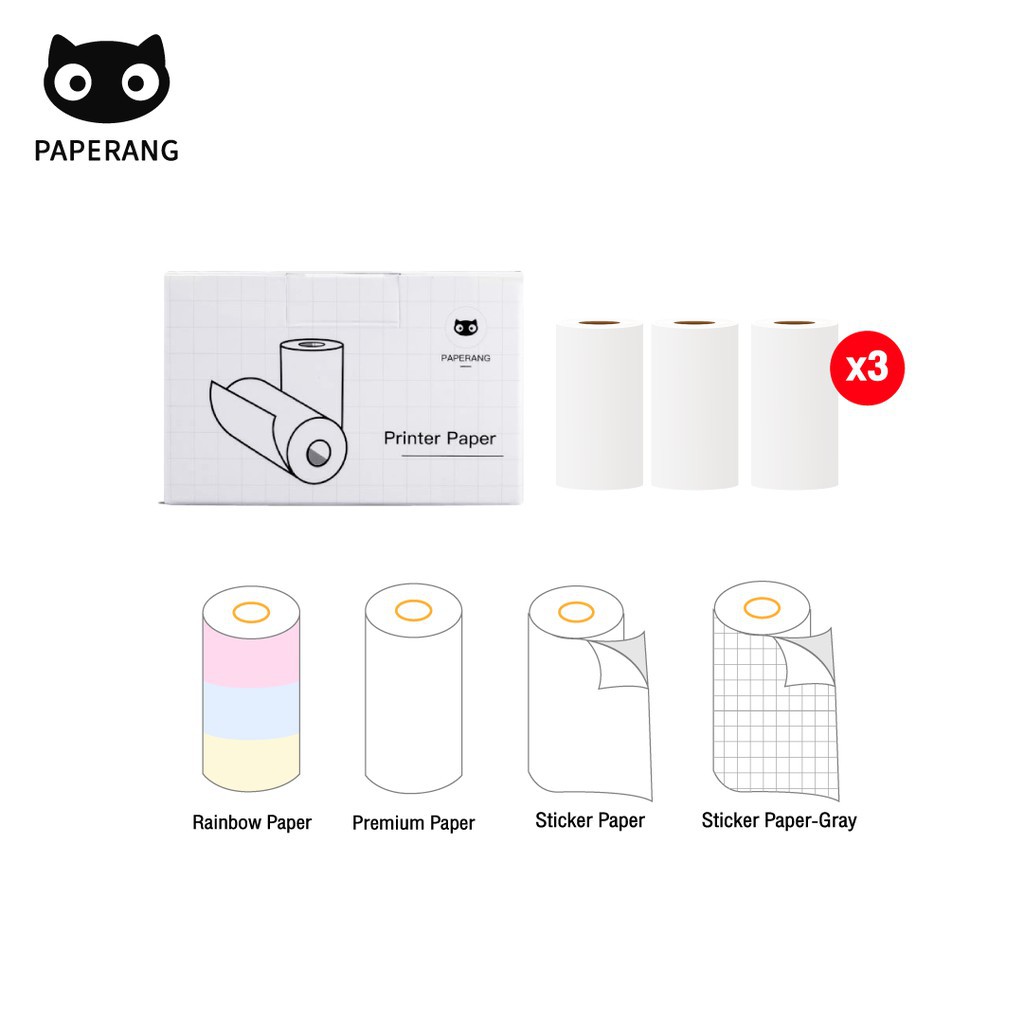 กระดาษ paperang Paperang official printer paper เปเปอร์แรง กระดาษปริ้น ...