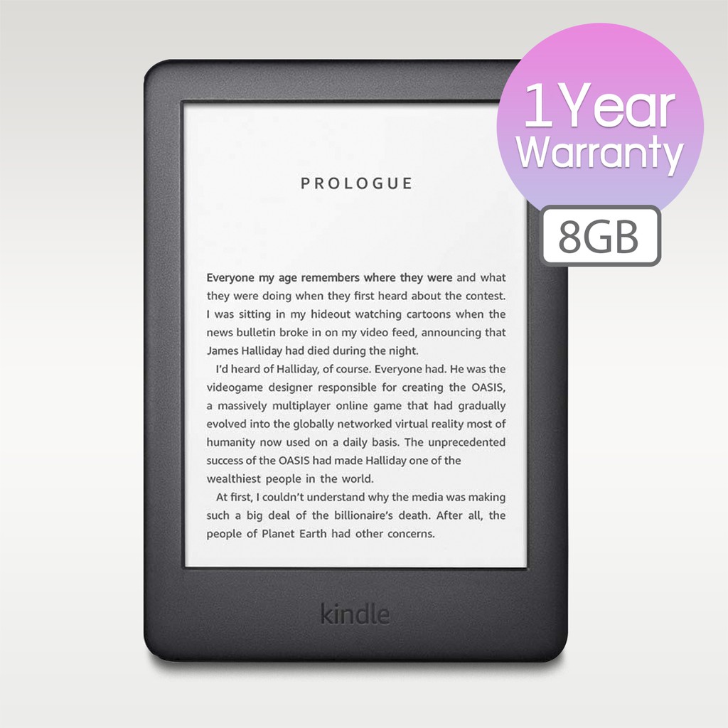 Kindle Basic 3 (2019) 4G และ 8GB Built-in Front Light Includes Special ...