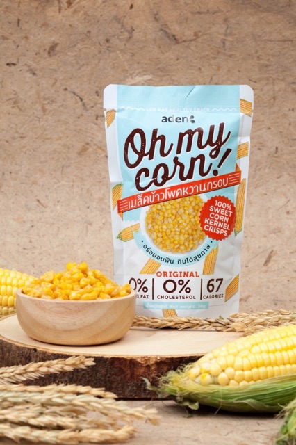 Oh my corn ข้าวโพดหวานกรอบ Original 30g x 24 ซอง - ohmycorn - ThaiPick