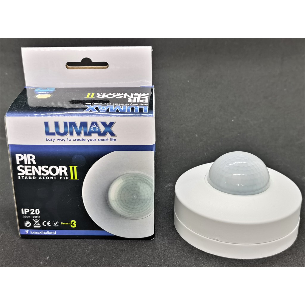 เซนเซอร์เปิด - ปิดไฟ โดยตรวจจับความเคลื่อนไหว แบบติดฝ้าเพดาน (PIR Motion Sensor II Celling Type ...