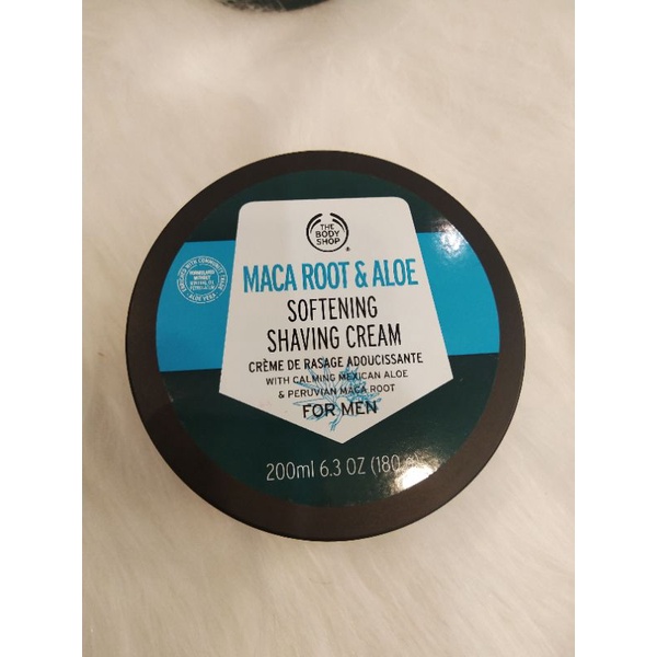 The body shop Maca root softening shaving cream 200ml ครีมโกนหนวด ...