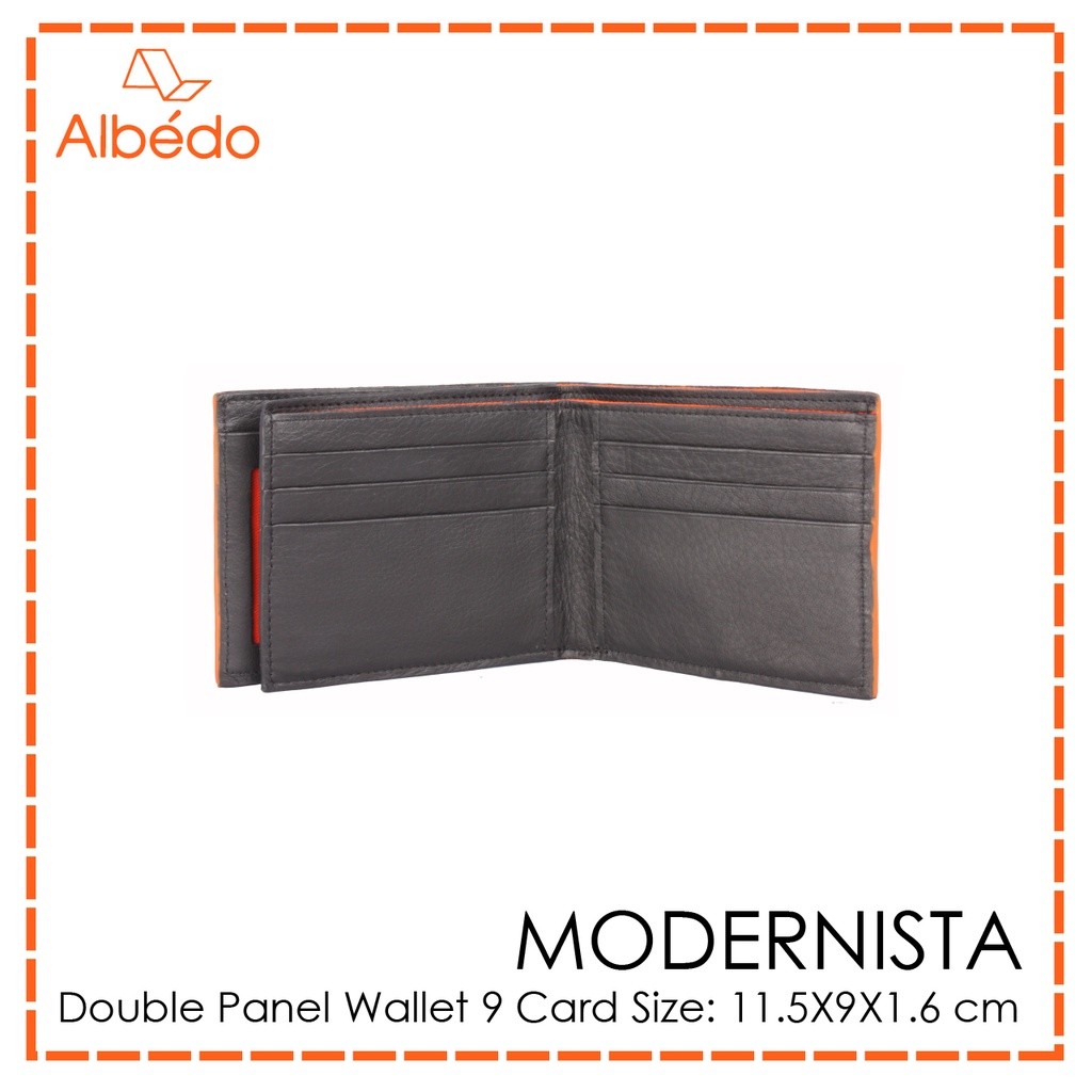 Albedo MODERNISTA DOUBLE PANEL WALLET 9 CARD กระเป๋าสตางค์กระเป๋าเงิน ...