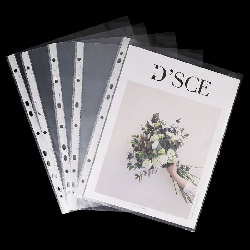 Plastic A5 Document Zip Up Mesh File Storage Bag 22x18cm 12 pcs ...