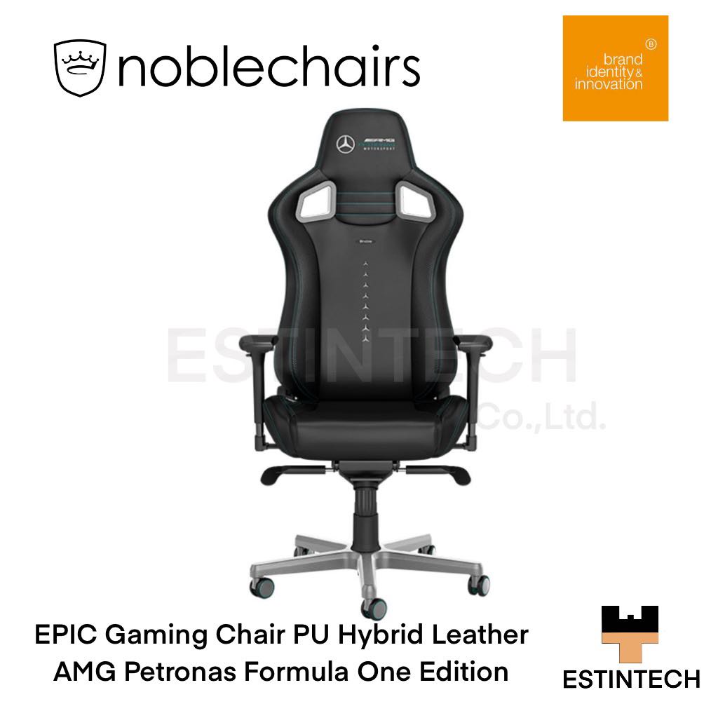 Gaming Chair (เก้าอิ้เกมมิ่ง) Noblechairs EPIC PU Hybrid Leather AMG Petronas Formula One ...