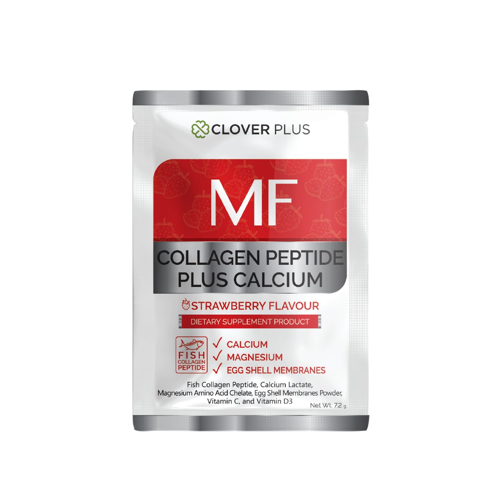 Clover Plus COLLAGEN PLUS C (80 กรัม) แถม MF Collagen Peptide Plus ...