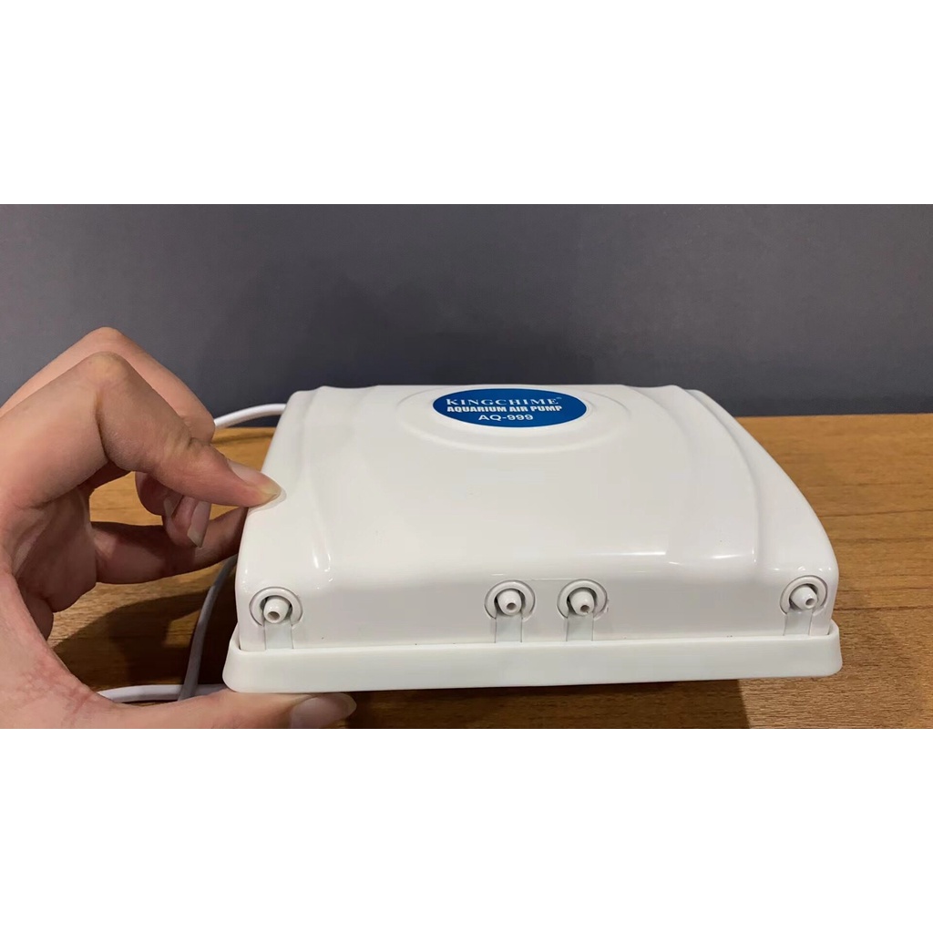 ปั๊มลมตู้ปลา ปั๊มลมออกซิเจน ปั๊มลม ปั๊มน้ำ บ่อปลา ปั๊มลมแบบ4ทาง แถมฟรี ...