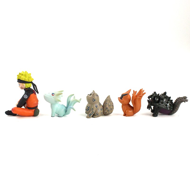 11pcsset Naruto Uzumaki bijuu Shukaku Gyuki Kurama Isobu Son Goku Kokuo ...