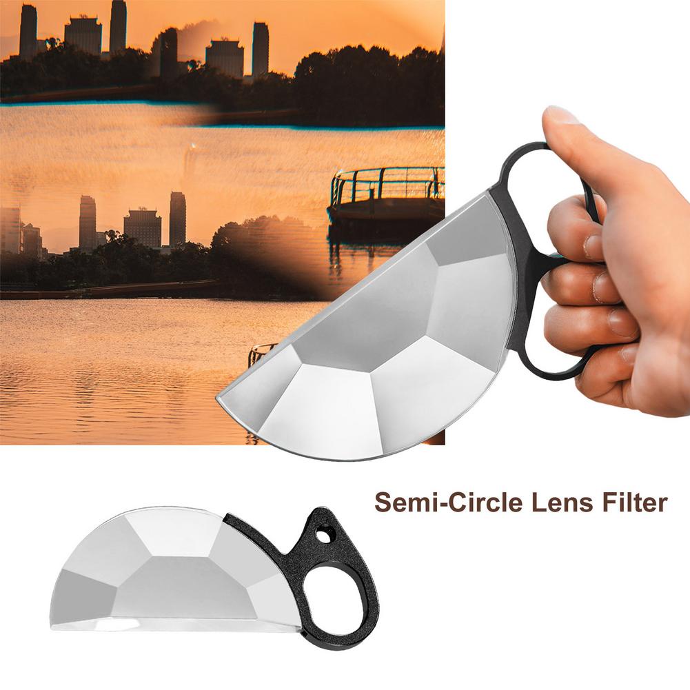 150mm 80mm Handheld Semicircle Kaleidoscope Special Effects Filter ...