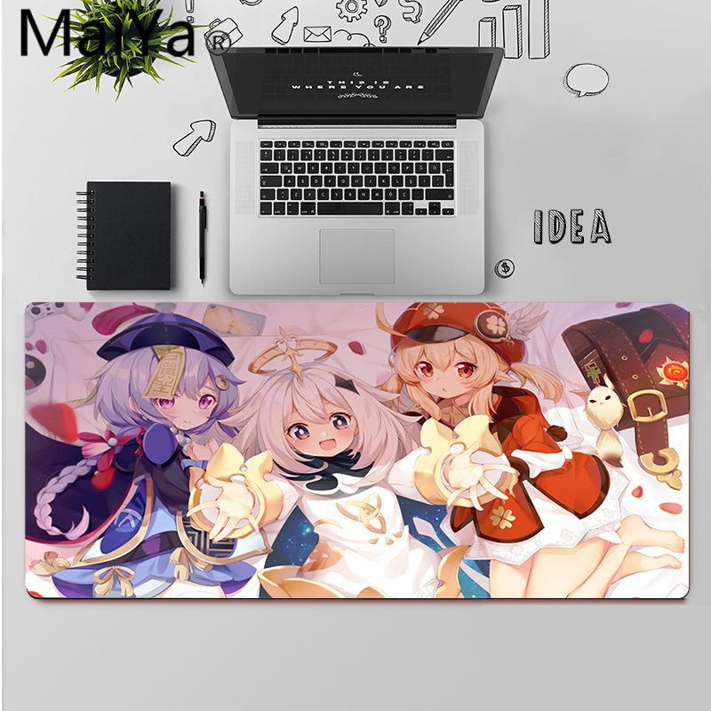 ┋แผ่นรองเมาส์ Genshin Impact Klee Unique Desktop Pad Game Mousepad Free ...