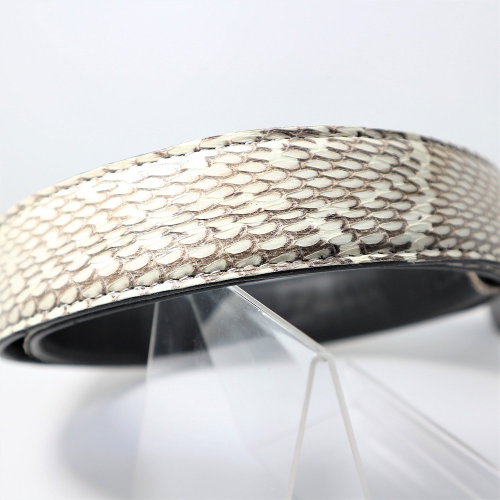 Snake skinม เขัมขัดหนังงูแท้ (สีธรรมชาติ) มีความสวยงาม แข็งแรง ทนทาน ใช้ได้นานหลายปี รับประกัน ...