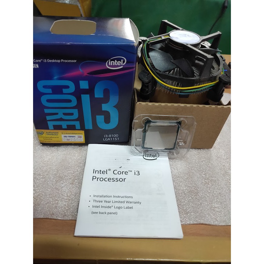 cpu intel core i3 8100 - tonecommungkul - ThaiPick