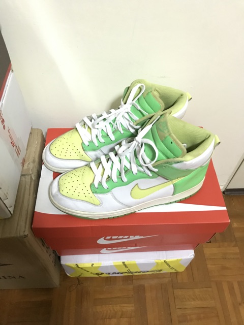 Nike dunk high neon green volt - birdtak - ThaiPick