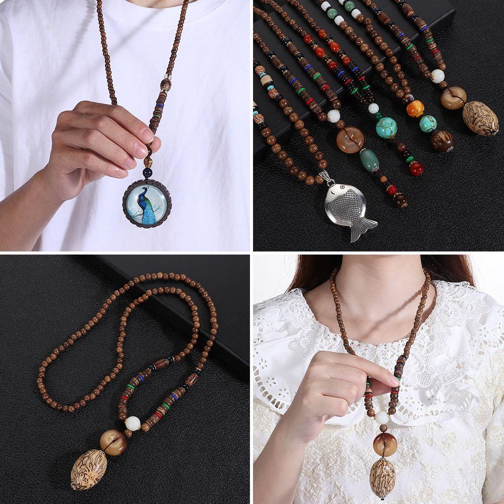 Okdeals สร้อยคอ แฮนด์เมด สไตล์โบโฮ เนปาล เครื่องประดับ สําหรับงาน ...