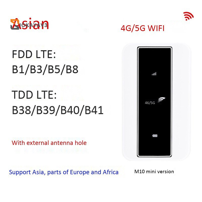 4G MiFi Router 4G Wifi Router 150Mbps Supports 5G SIM Card Car Mobile ...