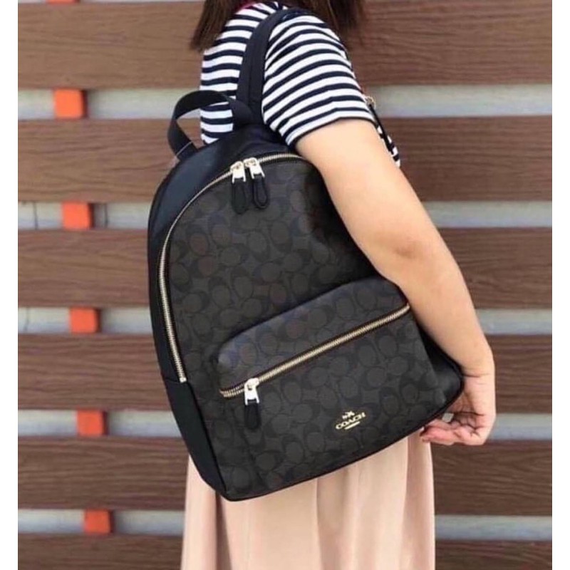 COACH CHARLIE BACKPACK IN SIGNATURE | Shopee Thailand