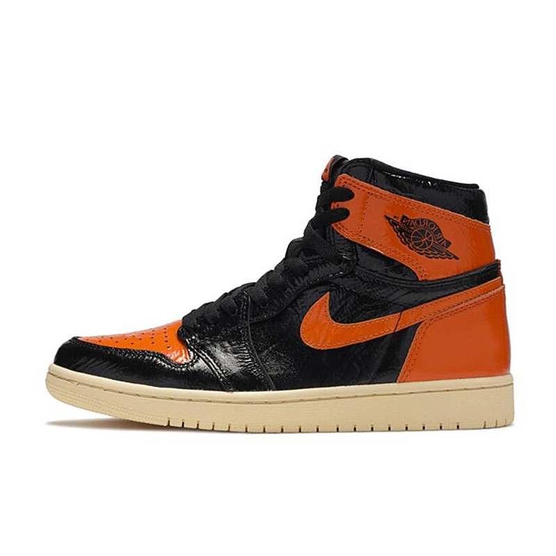 Qiao Fei World Air Jordan 1 AJ1 Black Slam Dunk3.0 Patent Leather ...