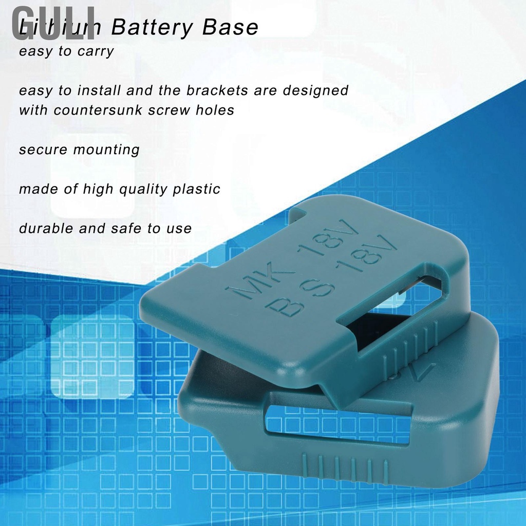 Guli 5x Li-Battery Base Prevent Loss Easy To Install ABS Battery Mounts ...