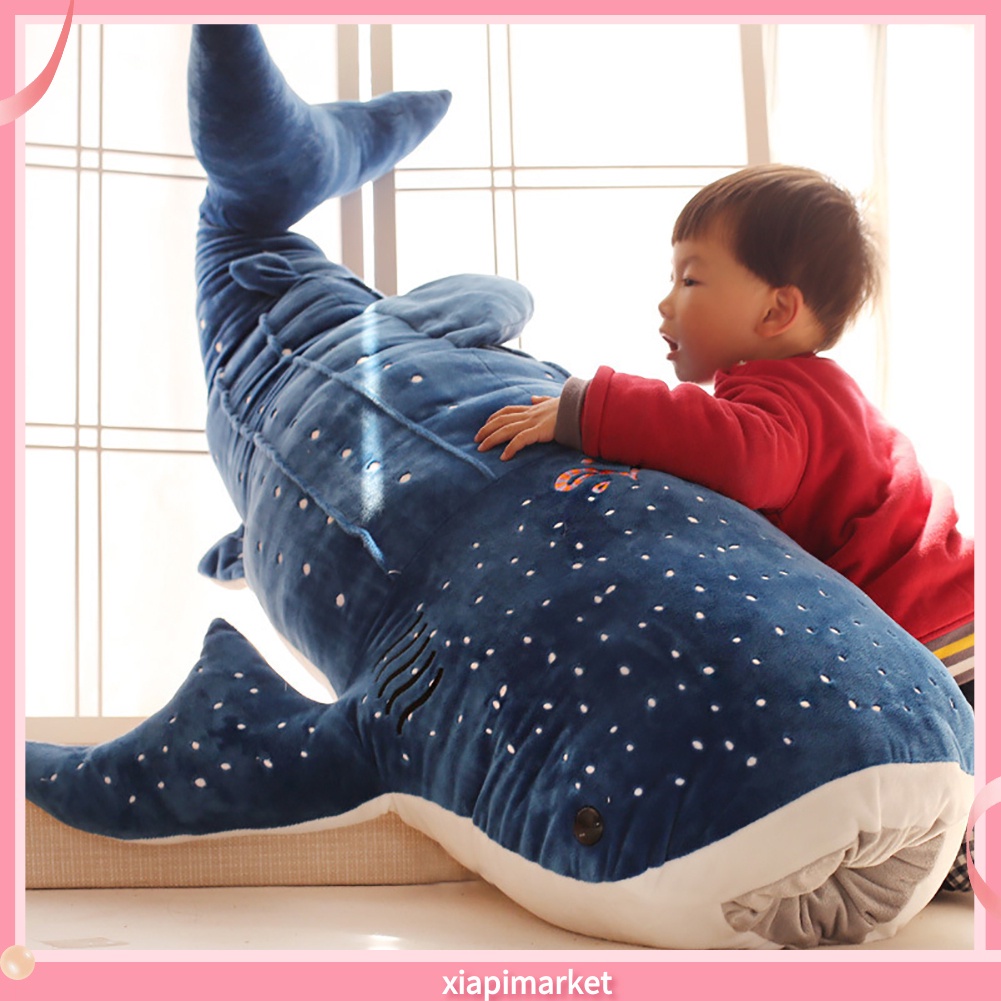 XP & Cute Shark Plush Toy Big Fish Cloth Doll Whale Stuffed Children ...
