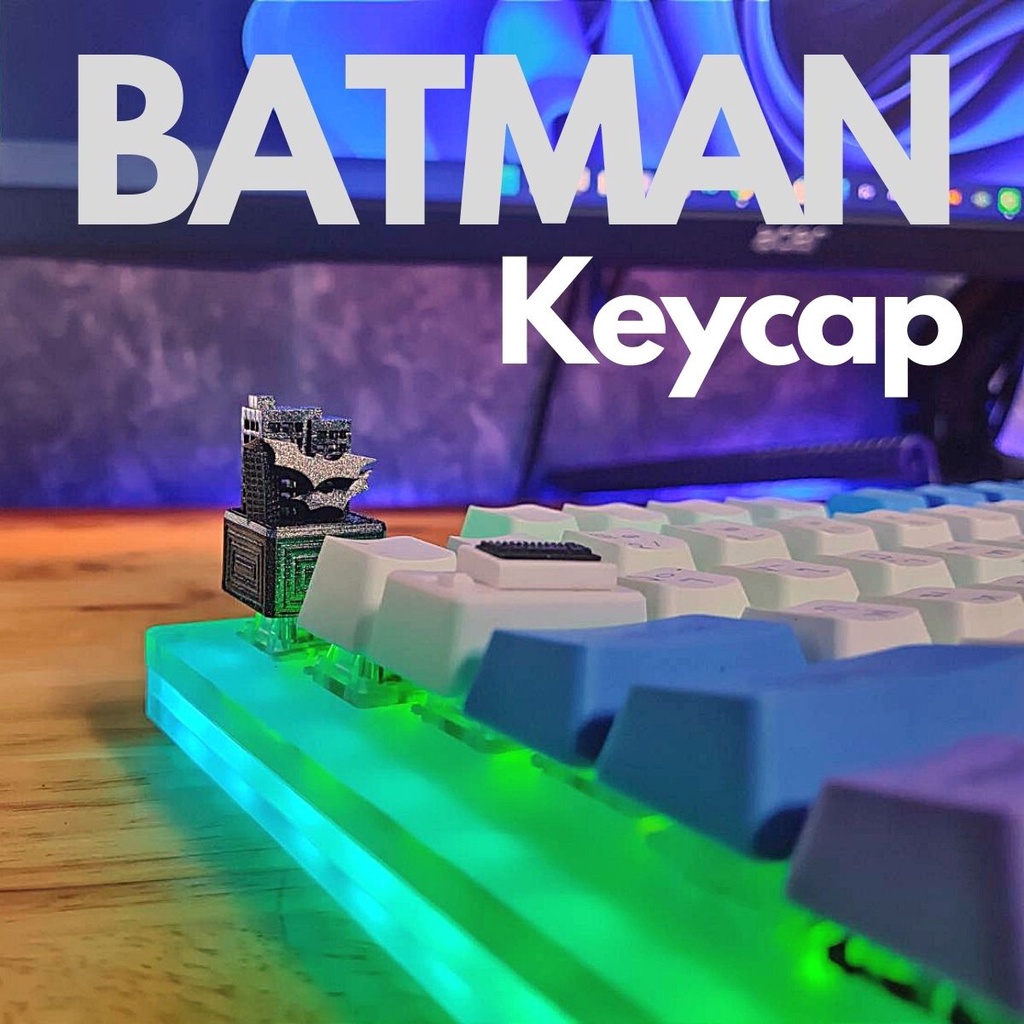 ส่งฟรี Keycap Custom Batman คีย์แคป ส่งจากไทย เรซิ่น ทำสีเองได้ ...