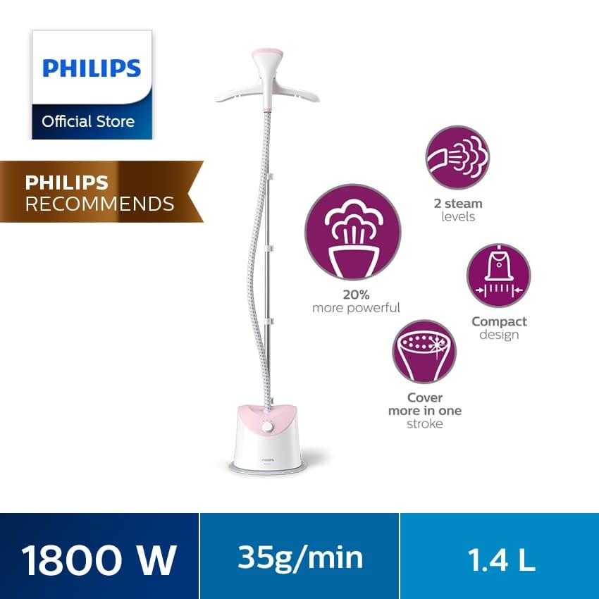 Philips Easy Touch เครื่องรีดไอน้ำ ถนอมผ้า แนวตั้ง GC48440 1.4 ลิตร ...