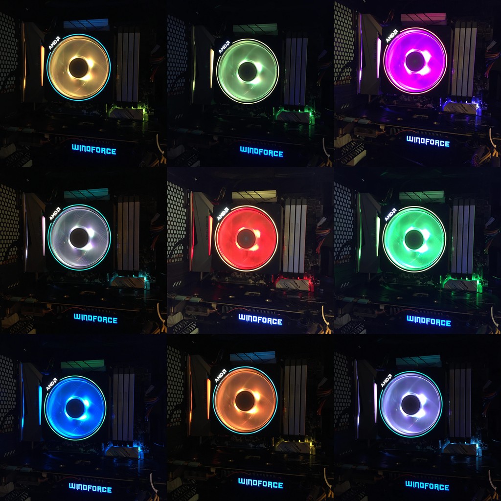 AMD Wraith Prism RGB CPU Cooler for AM4 AM3+ FM2+ - stampkong - ThaiPick