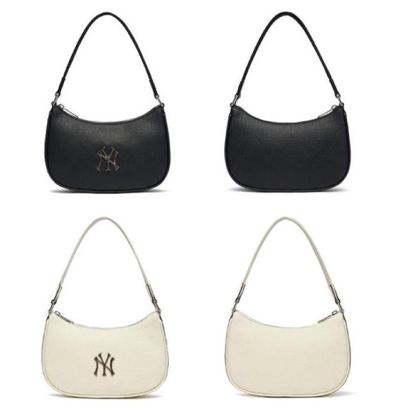 MLB bag NY handbag PU กระเป๋าสะพายไหล่ Underarm bag กระเป๋า Ny MONOGRAM ...
