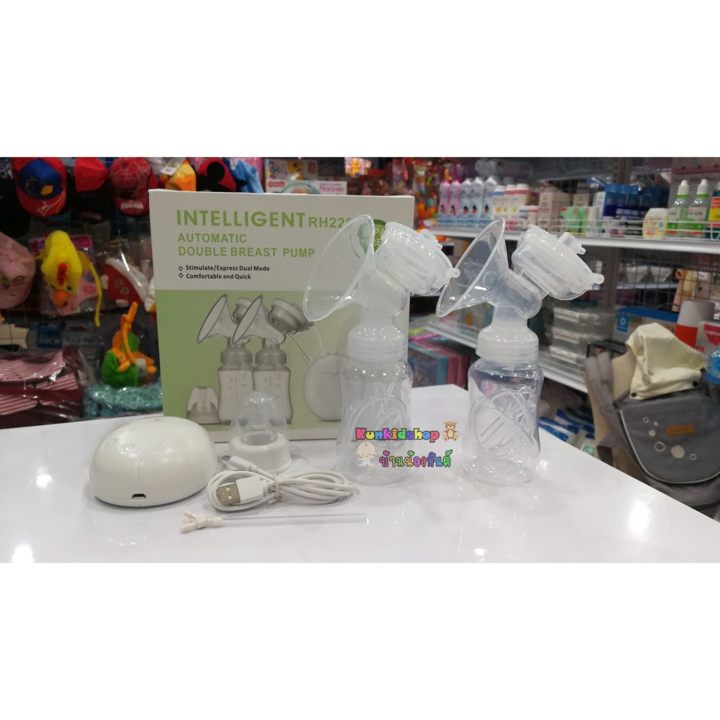Electric breast pump ปั๊มคู่เต่าทอง ปั๊มนมไฟฟ้า RH228 - kunkid.shop ...