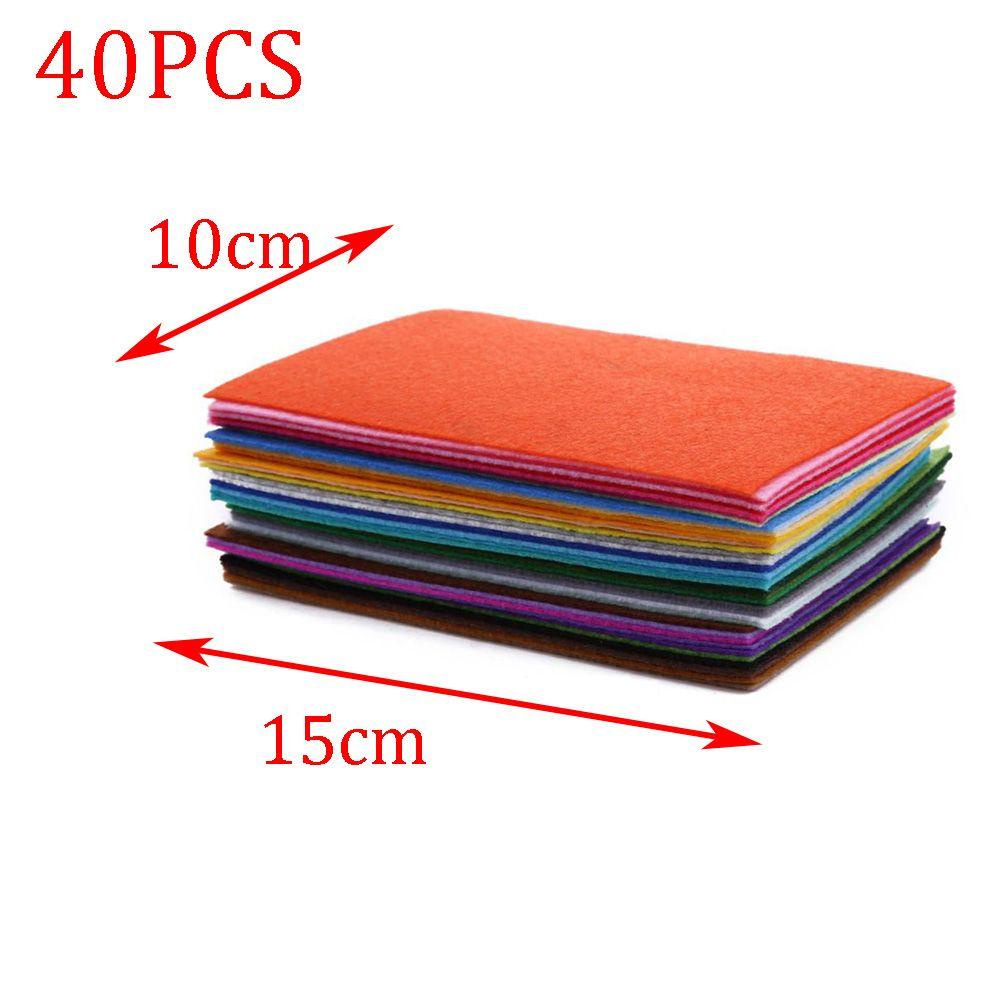 Borag ผ้าโพลีเอสเตอร์ เข็มสักหลาด แฮนด์เมด Diy 40 ชิ้น - borage.th - ThaiPick