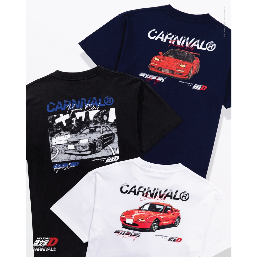ของแท้ เสื้อ เสื้อยืด CARNIVAL x Initial D First Stage Collection (Drop ...