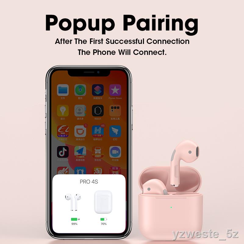 Niye Bluetooth Earphone Macaron Supports Wireless Charging Headphone ...