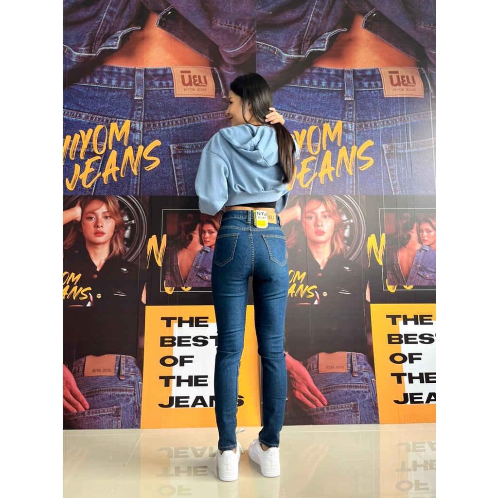 Niyom Jeans รุ่น WK3001 Collection STORY กางเกงผู้หญิง ทรงสกินนี่ - niyomjeansbrands - ThaiPick